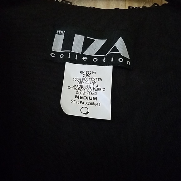 The Liza Collection | Jackets & Coats | Liza Collection Black Sequined ...